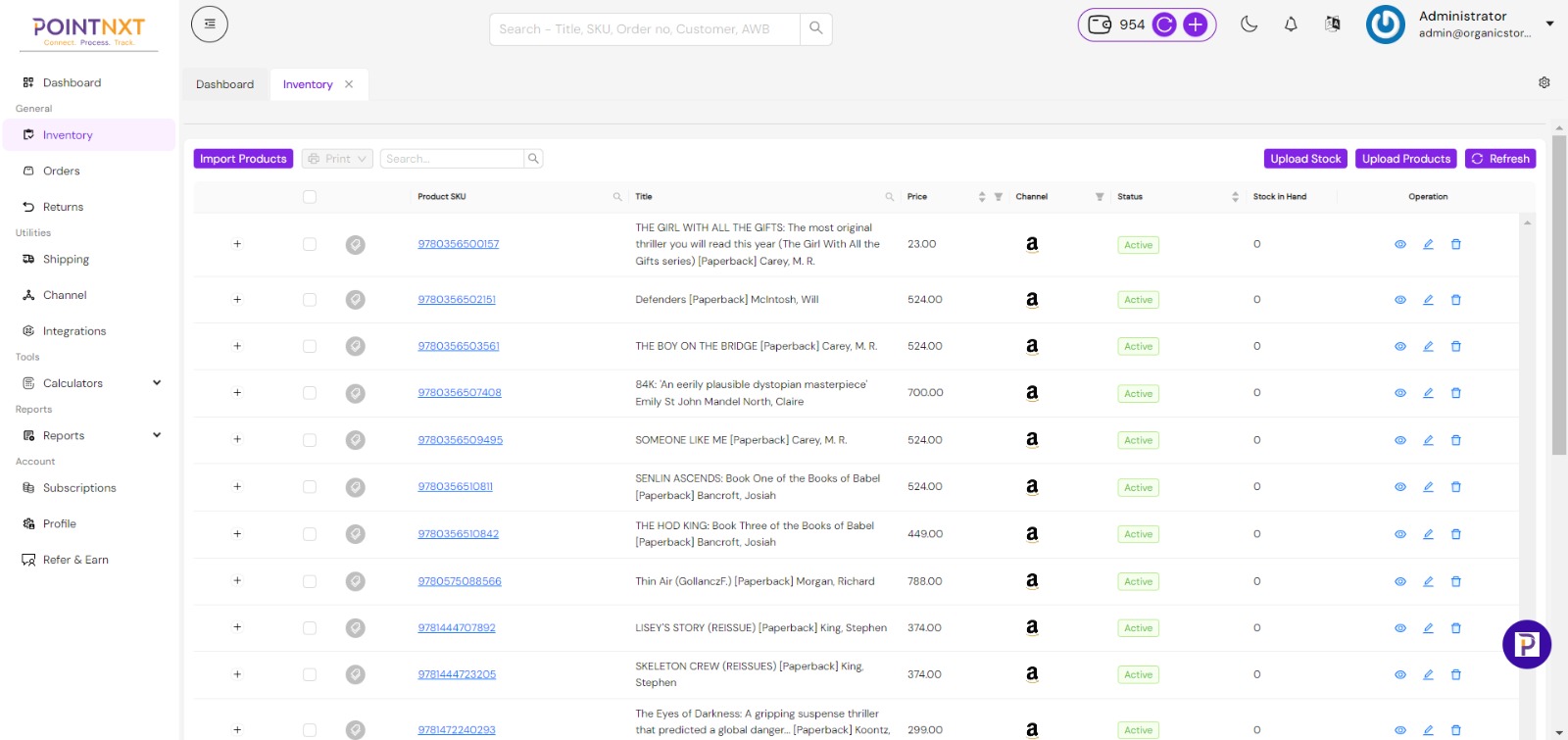 E-Commerce Inventory Management System - PointNXT